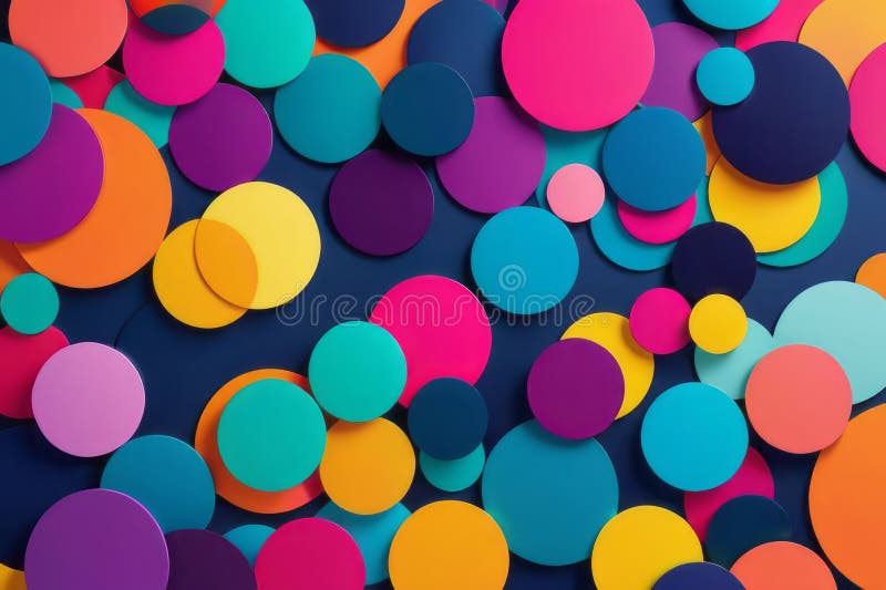 Whirlwind: Dynamic Exploration of Multi-Color Shapes Stock Illustration ...