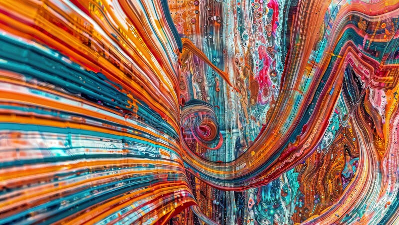 Whirlwind Motion: Abstract Lines for Tech & Science, Generative Ai ...