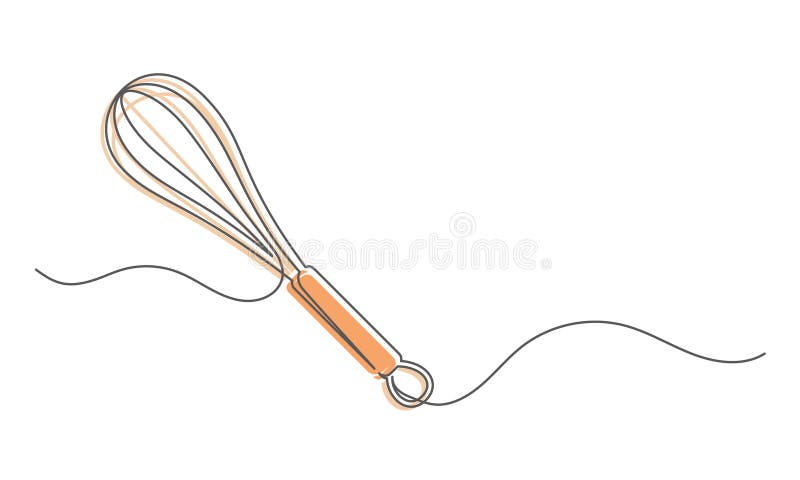 Whisk Line Drawing Stock Illustrations – 1,758 Whisk Line Drawing Stock ...
