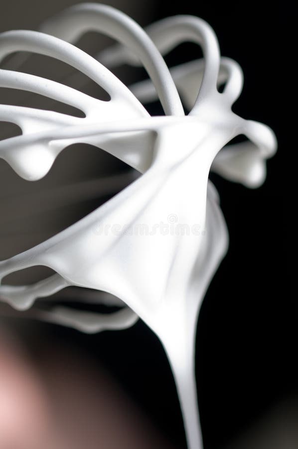 Whisk with Creamy Egg White Close Up Stock Photo - Image of whisking ...
