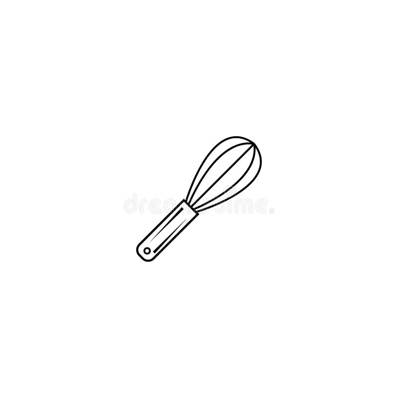 Whisk Icon Vector Isolated on White Background, Whisk Sign , Food ...