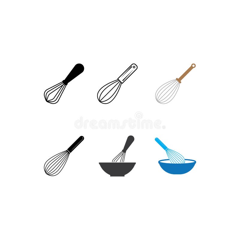 Whisk icon stock vector. Illustration of isolated, white - 231235275