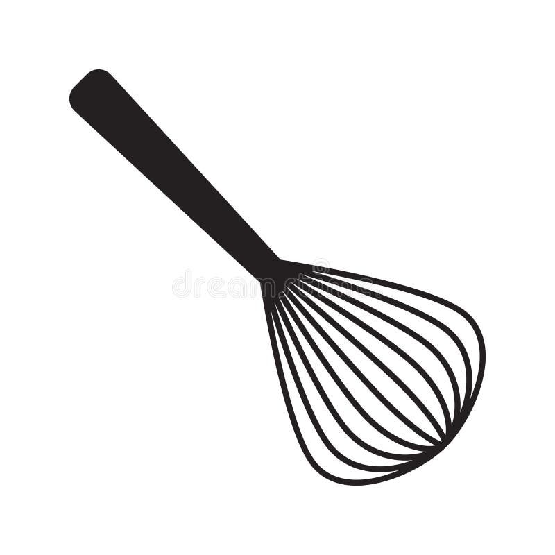 Whisk Icon. Vector Flat Illustration Stock Illustration - Illustration ...