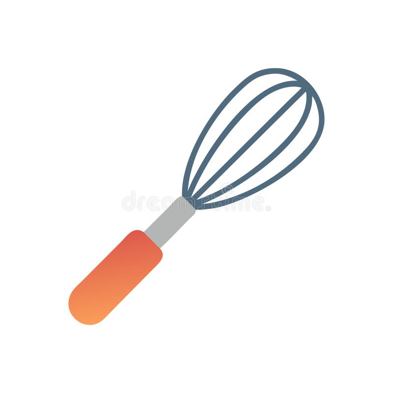 Whisk Vector for Cooking Techniques Stock Illustration - Illustration ...