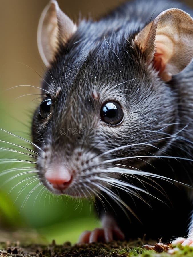 Whiskers and Wonder a Captivating Close Up of a Curious Rat.AI ...