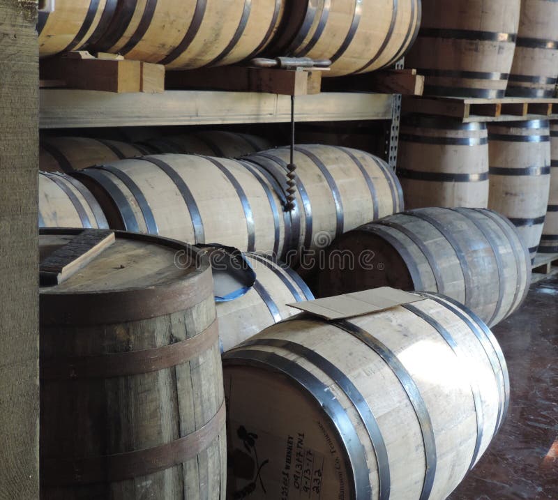 Whiskey barrels editorial photography. Image of aging - 103671132