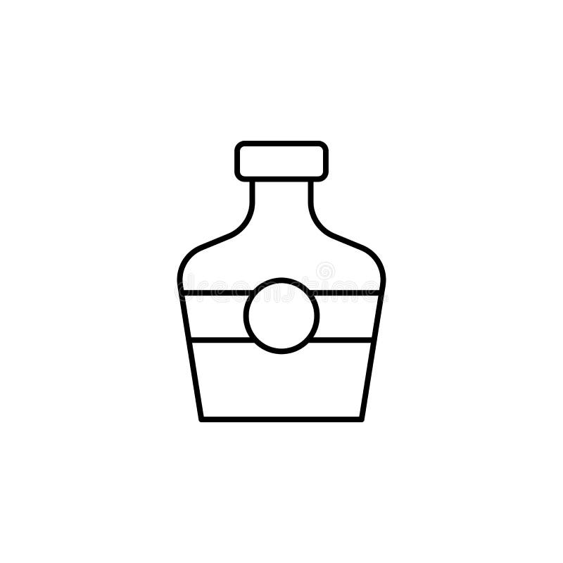 Whiskey Icon. Element of Bar for Mobile Concept and Web Apps Iicon ...