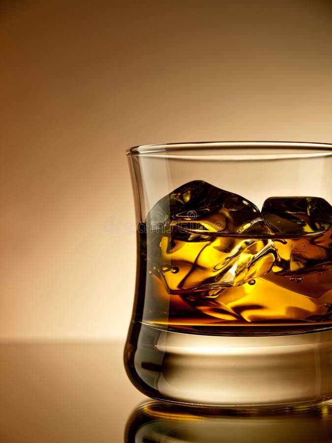 Whiskey on the rocks stock photo. Image of liquid, luxury - 21457344