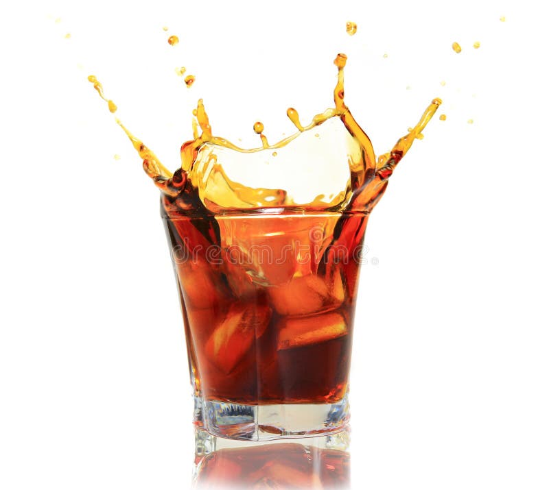Whiskey splash stock image. Image of elegant, break, alcoholic - 4021163