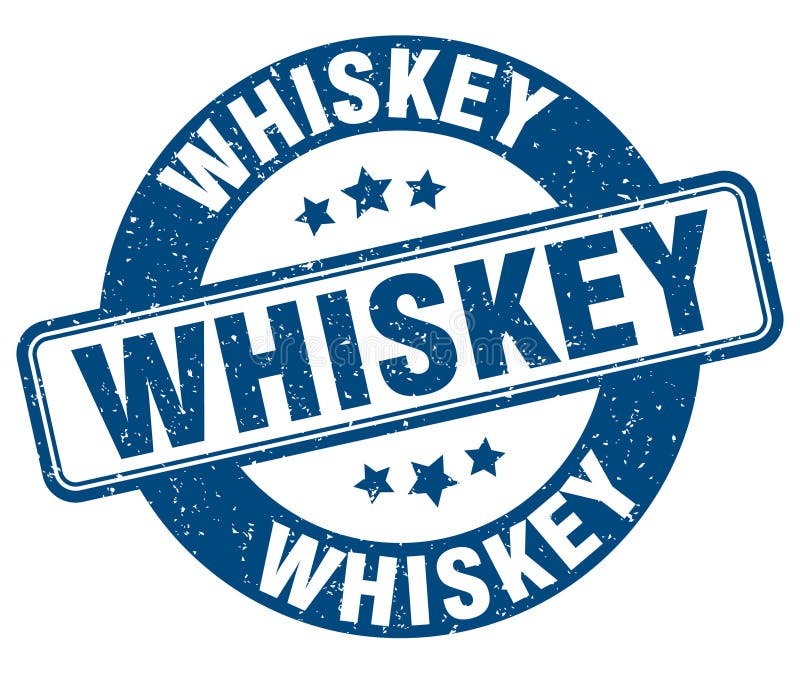 Whiskey Stamp. Whiskey Label. Round Grunge Sign Stock Vector ...