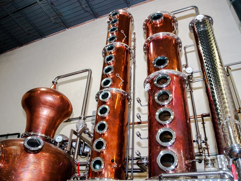 Old whiskey still stock image. Image of copper, industrial - 9490223