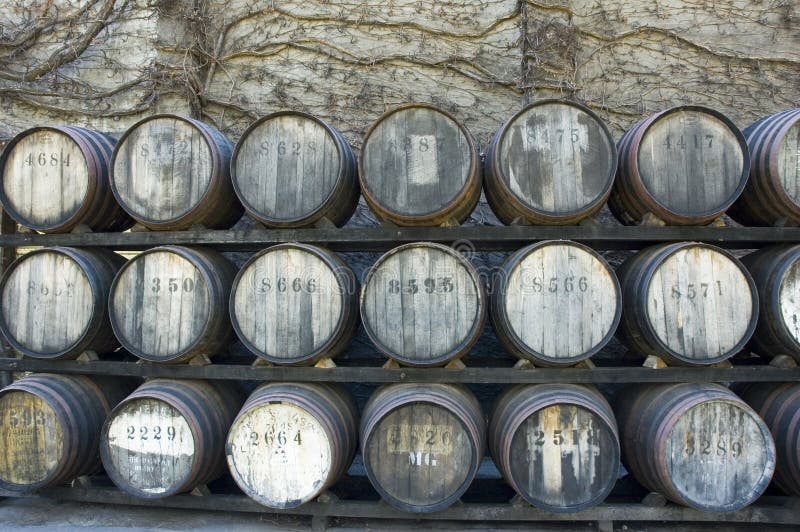 Whisky Barrel Stack stock image. Image of ferment, moon - 950257