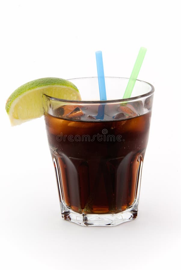 Whisky cola 2 stock photo. Image of drinks, lime, fruit - 6003398