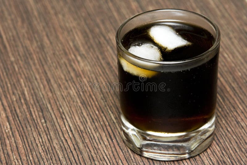 Whisky with cola stock image. Image of irish, luxurious - 8190887