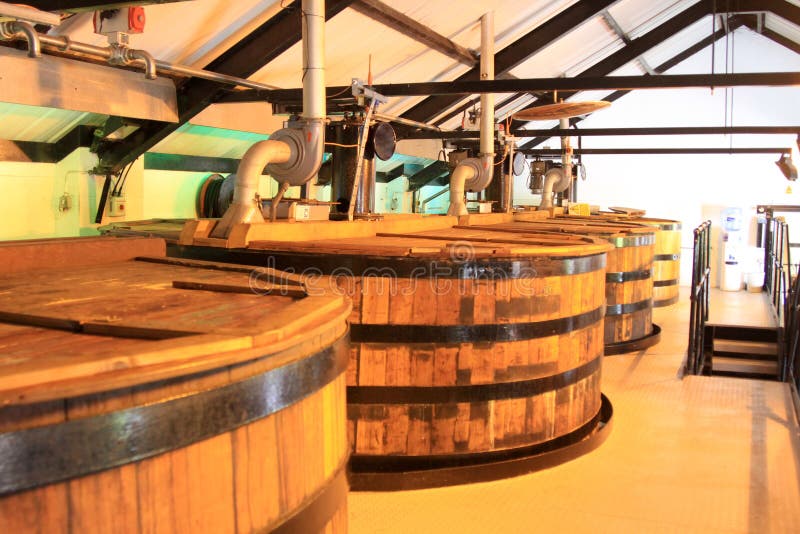 Whiskey distillation plant stock photo. Image of scotland - 26314546