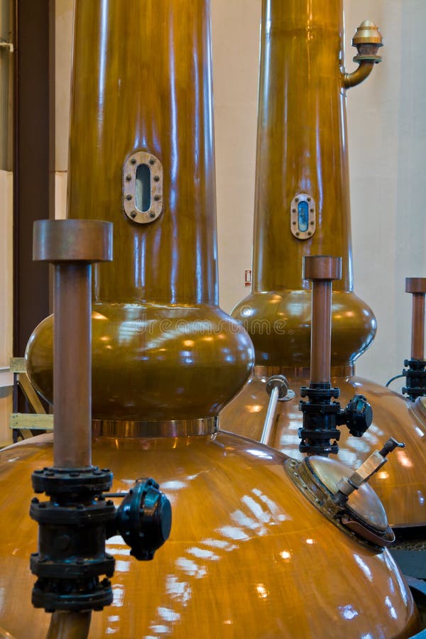 Malt whisky stills stock photo. Image of traditional - 22992770