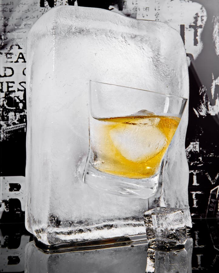 Whisky on the Rocks Glass Ice Cube - Ice Melting - Black Backround ... Whisky on the Rocks Glass Ice Cube - Ice Melting - Black Backround ...
