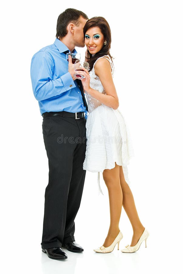 Whisper stock photo. Image of couple, happy, romantic - 12691980
