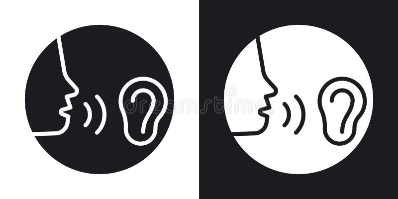 Whisper Icon Stock Illustrations – 1,588 Whisper Icon Stock ...