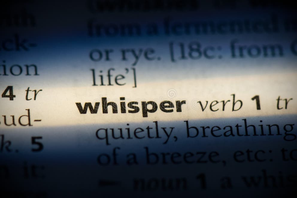 Whisper stock image. Image of language, etymology, whisper - 161576955