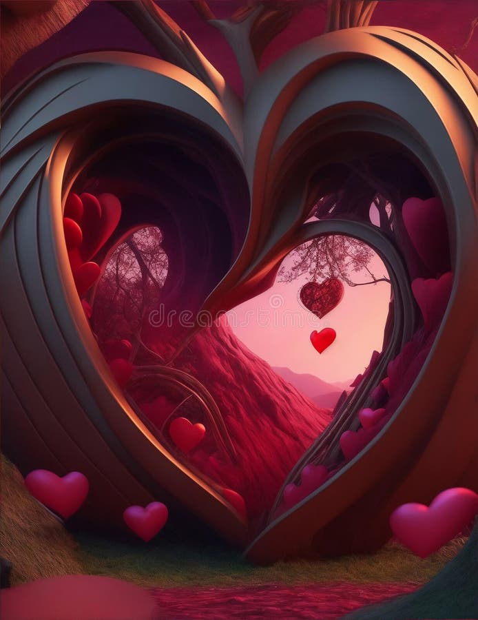 Whispered Heart Illustration Stock Illustration - Illustration of ...