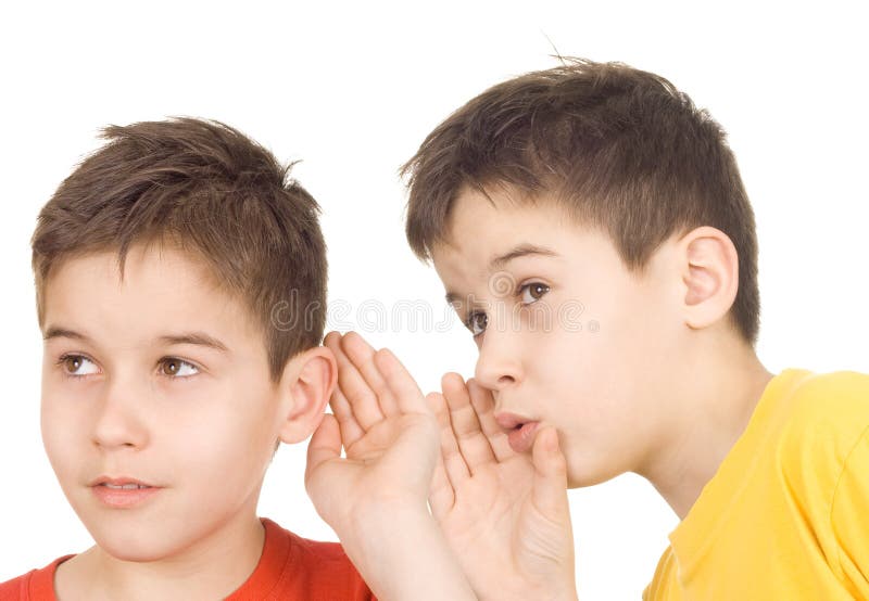 Whispering stock image. Image of mouth, tell, listening - 13409087