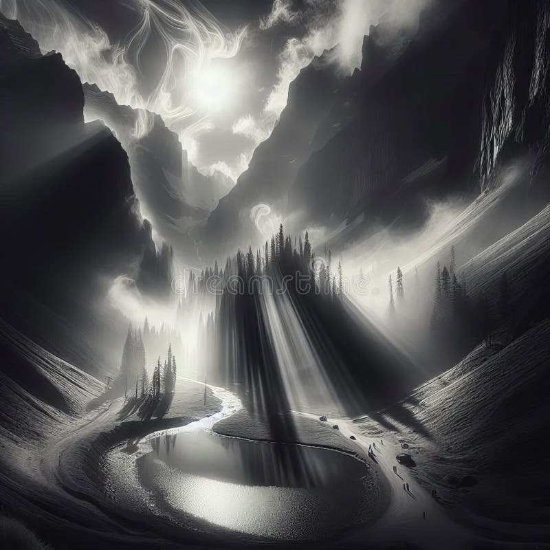 Whispering Shadows a World Where Shadows Hold Secrets Stock ...