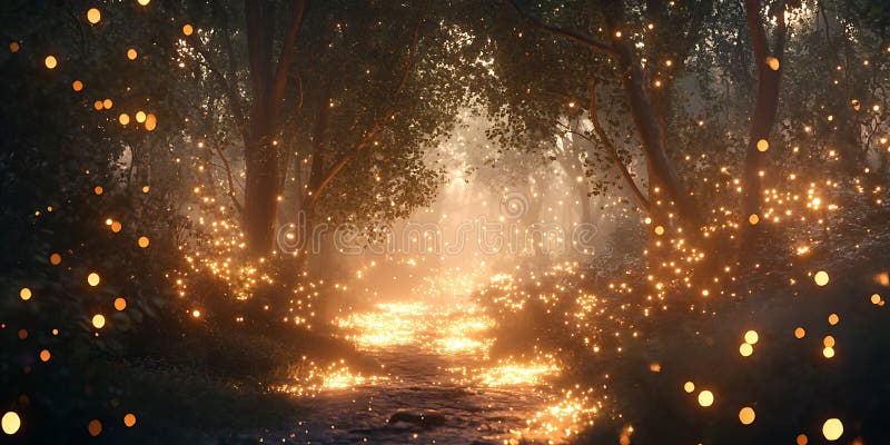 Through Whispering Trees and Golden Light, a Path Unfolds To a Realm of ...