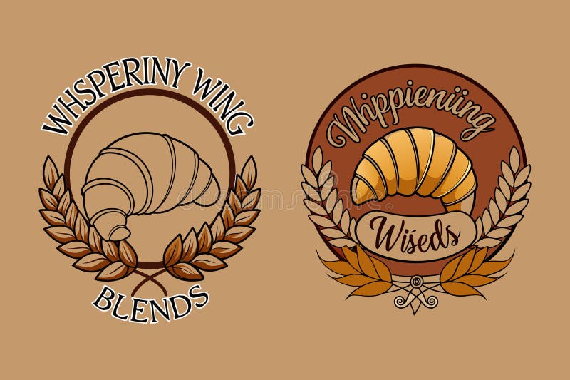 The Text Whispering Winds Bakery for T Shirt Design Stock Illustration ...