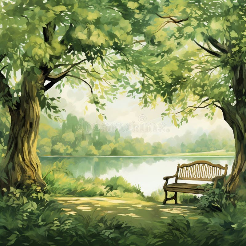 Whispering Winds: Nature S Melodious Embrace in Impressionistic Style ...