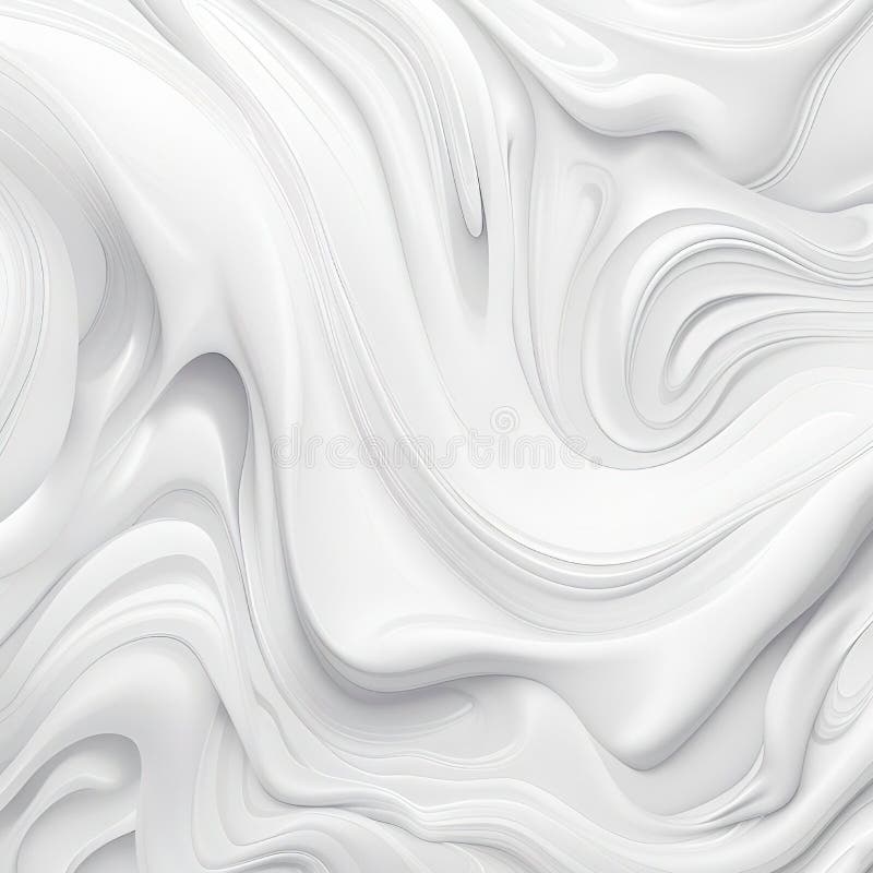 A Captivating White Wavy Pattern in Design.Computer Digital Drawing ...