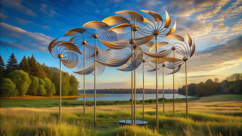 The Whispers of the Wind: a Kinetic Sculpture in Motion Generative ...