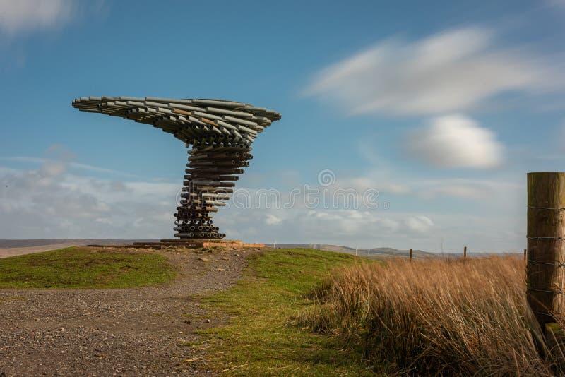Whispers of the Wind: the Singing Ringing Tree in Motion Stock Image ...