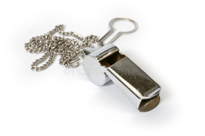 Whistle stock image. Image of arbitrator, silver, steel - 41735101