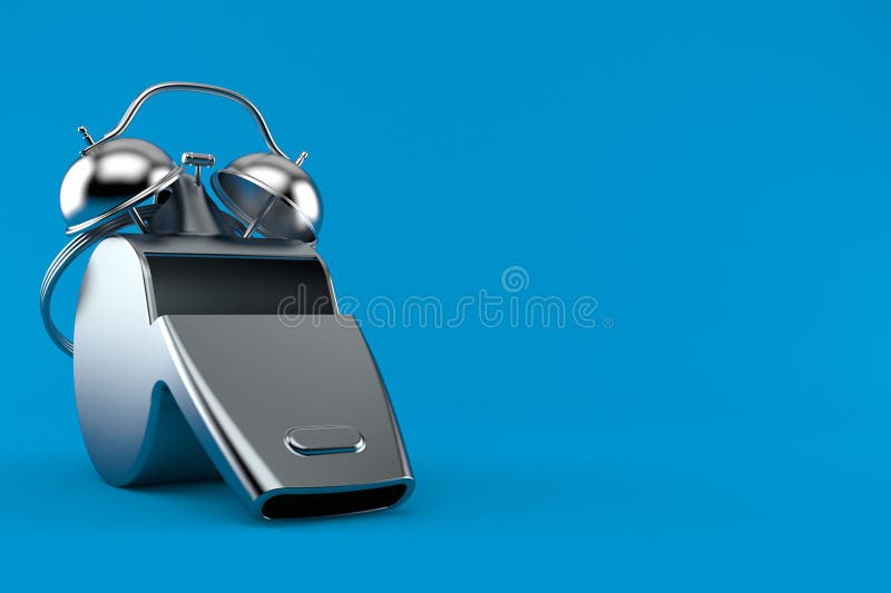 Whistle alarm clock stock illustration. Illustration of authority ...