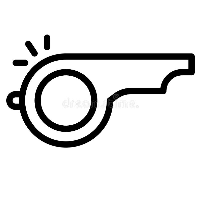 Whistle Icon. Abstract Sign and Symbol for Template Design Stock ...
