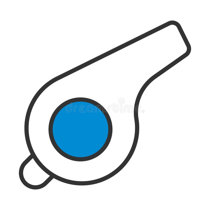 Whistle Icon stock vector. Illustration of blowing, catindustriessports ...