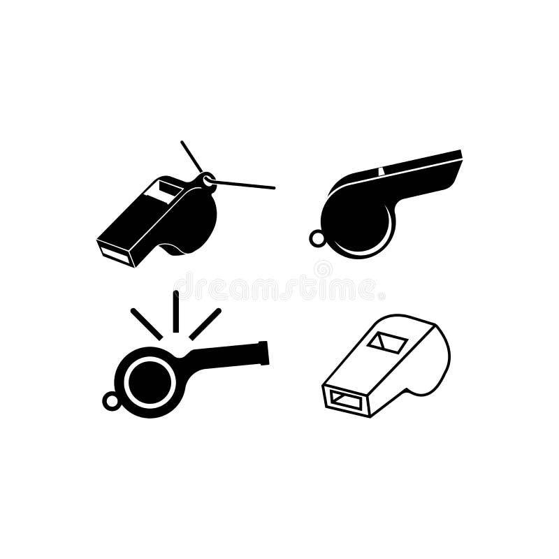Whistle icon logo vector stock vector. Illustration of flat - 257524790