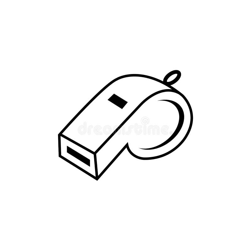 Whistle Icon Logo Vector Design Template Stock Vector - Illustration of ...