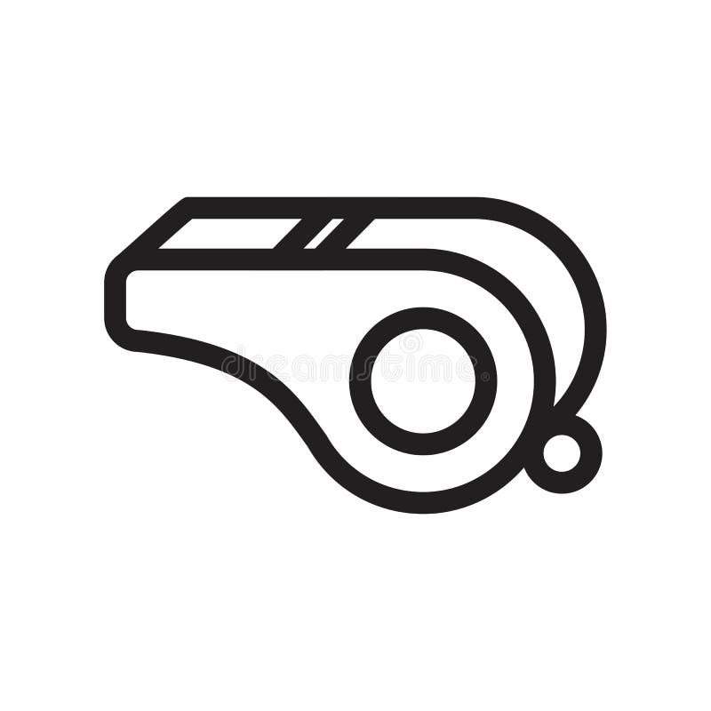 Whistle Icon Template Black Color Editable. Whistle Icon Symbol Flat ...