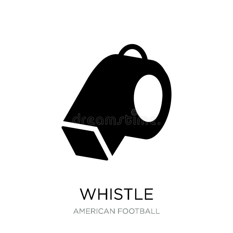 Whistle Icon in Trendy Design Style. Whistle Icon Isolated on White ...