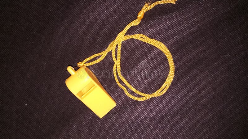 Whistle Instrument that Makes Sounds for Warning! Stock Image - Image ...