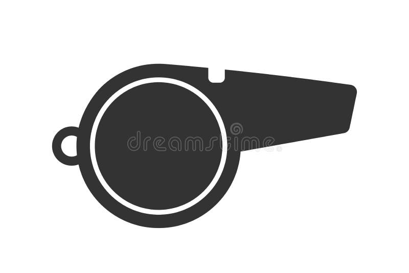 Whistle. Simple Icon. Flat Style Element for Graphic Design. Vector ...