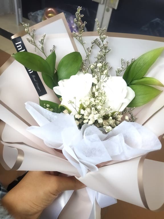 Whit flower for you stock image. Image of yellow, rose - 262633705