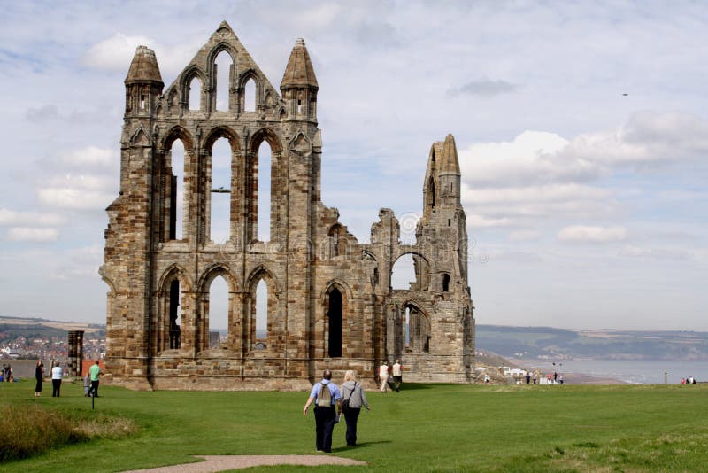 Whitby Abbey stock photo. Image of whitby, people, hilda - 1084798