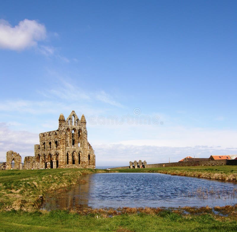Whitby Abbey stock image. Image of landscape, colorful - 14604629