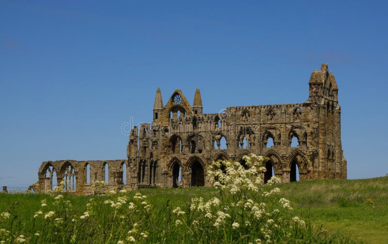 Whitby Abbey stock photo. Image of ruin, whitby, landmark - 56426004