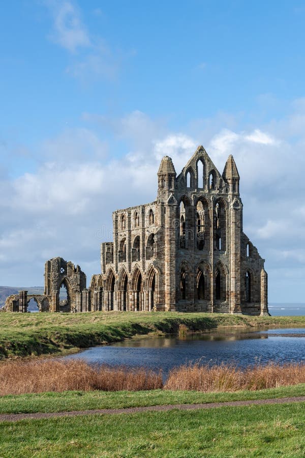 Whitby abbey stock photo. Image of famous, abbey, exterior - 242363238