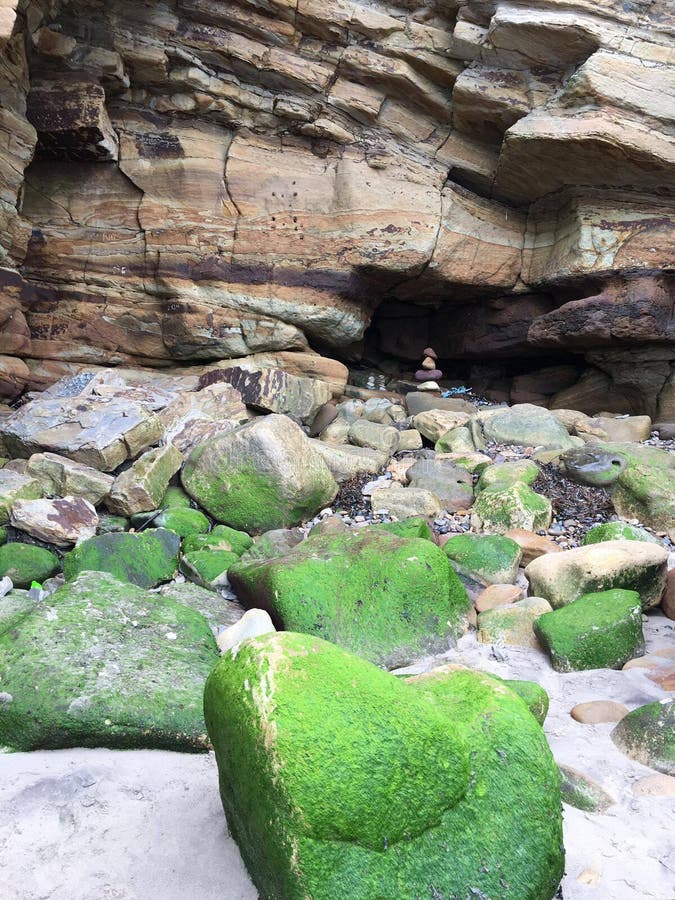 Whitby Cliffs & Caves. stock image. Image of outdoors - 71821353