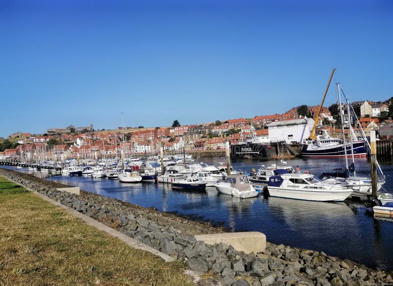 Whitby Dock stock photo. Image of dock, blue, home, whitby - 267599260